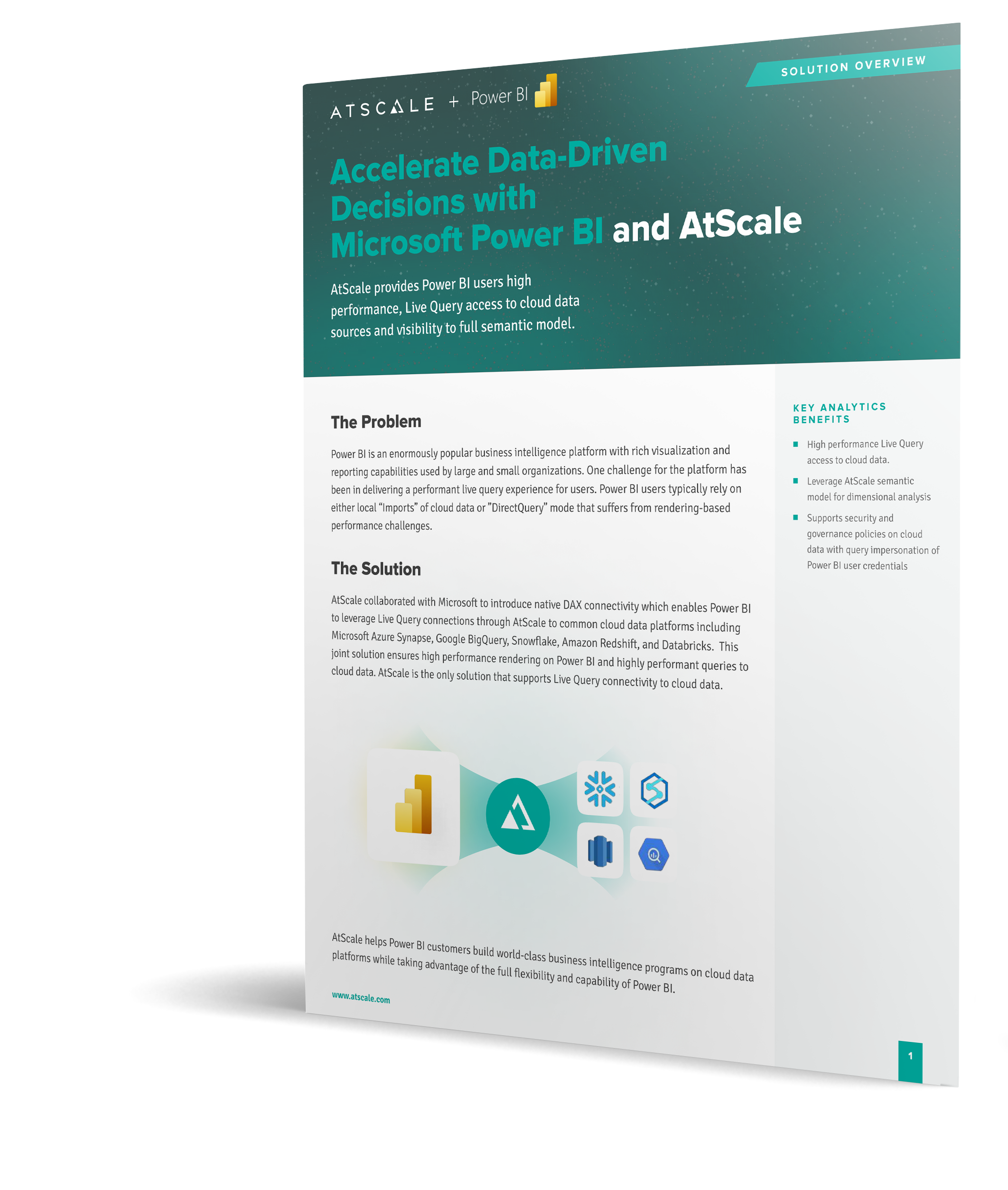 Atscale And Power Bi Solution Brief Atscale