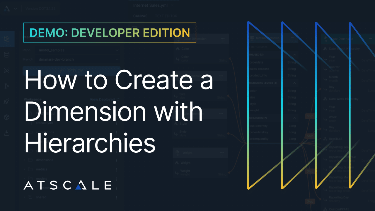 How to Create a Dimension with Hierarchies | AtScale
