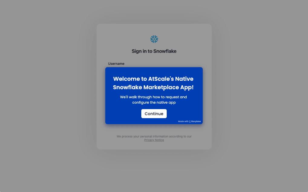 Interactive Demo - Native Snowflake Marketplace App | AtScale