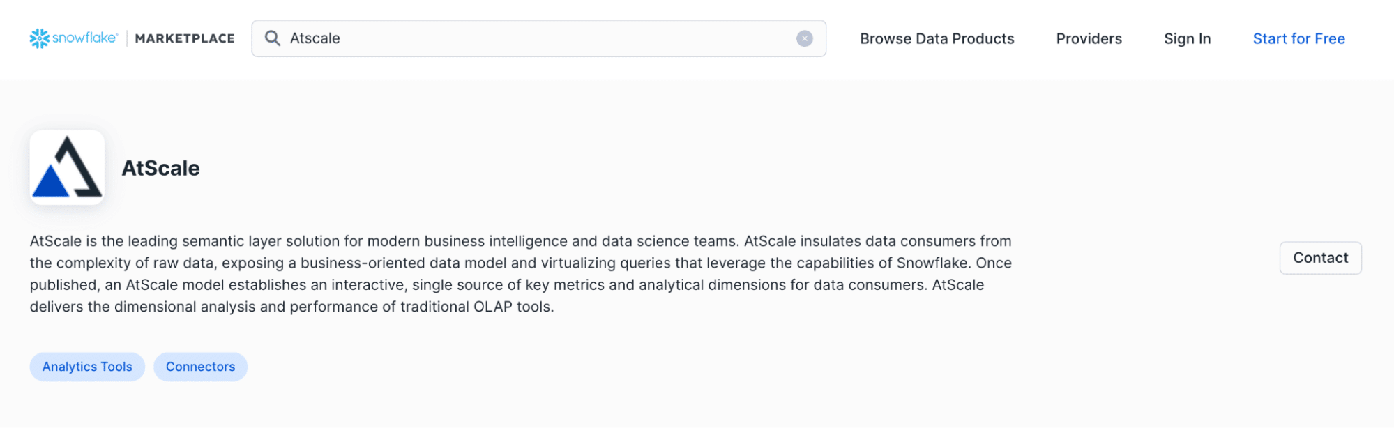 Turnkey Data Products in Cloud Marketplaces | AtScale