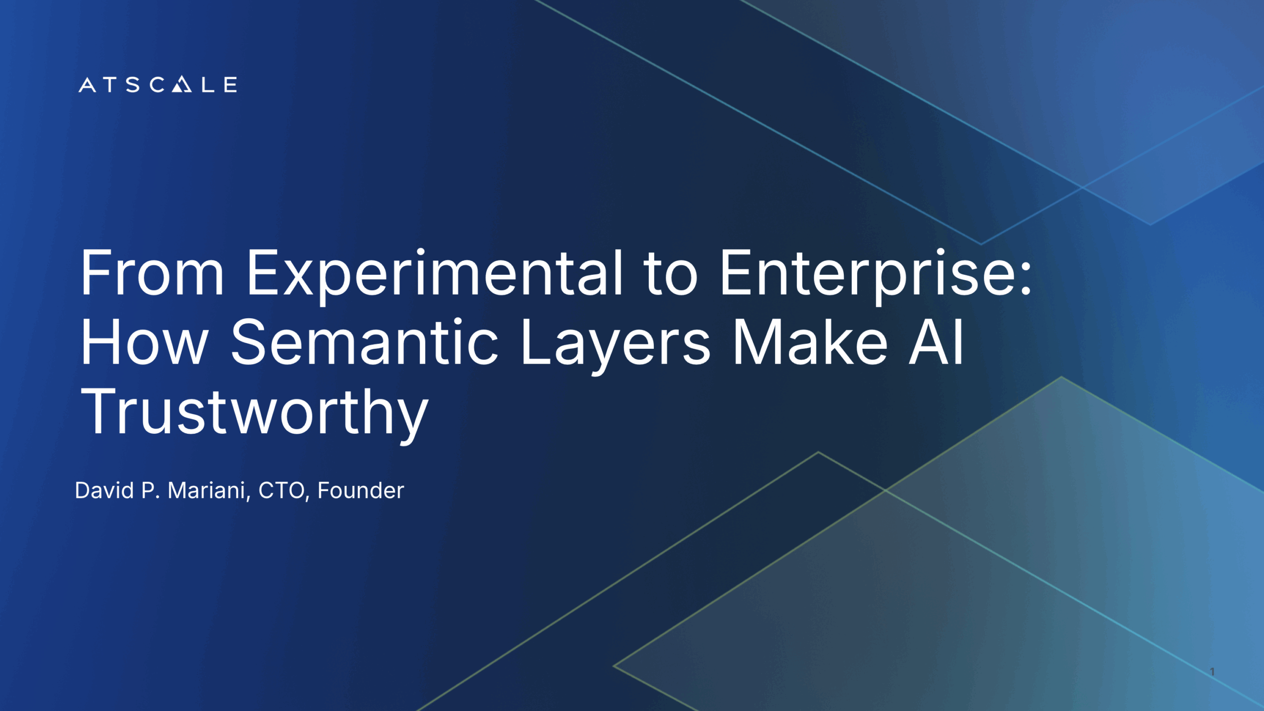 How Semantic Layers Make AI Trustworthy | AtScale